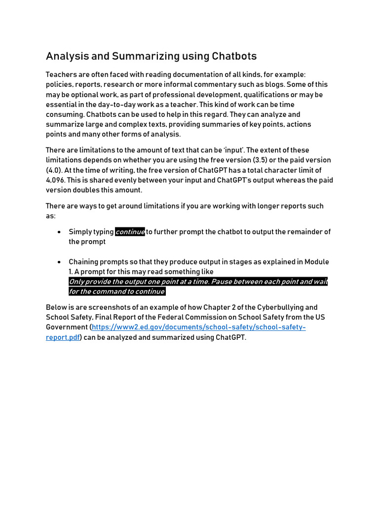 Analysis and Summarizing | PDF