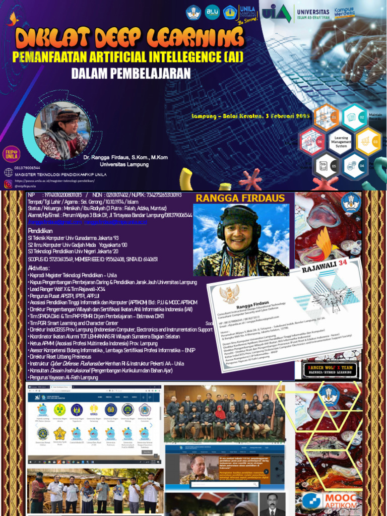 RF Wolf X Diklat Deep Learning -Pemanfaatan AI Dalam Pembelajaran | PDF