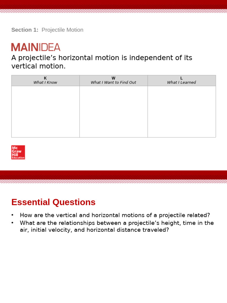 1+Classroom_Presentation_Toolkit_Projectile_Motion 1,2,3 | PDF ...