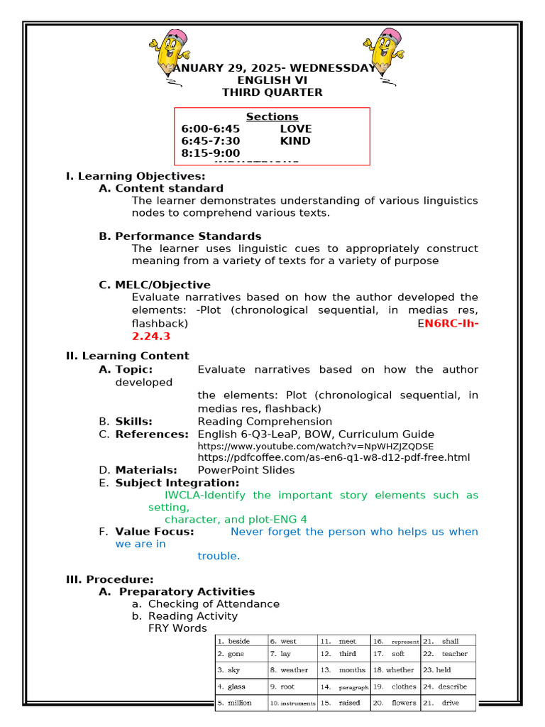 q3 English w8 d3 Plot | PDF
