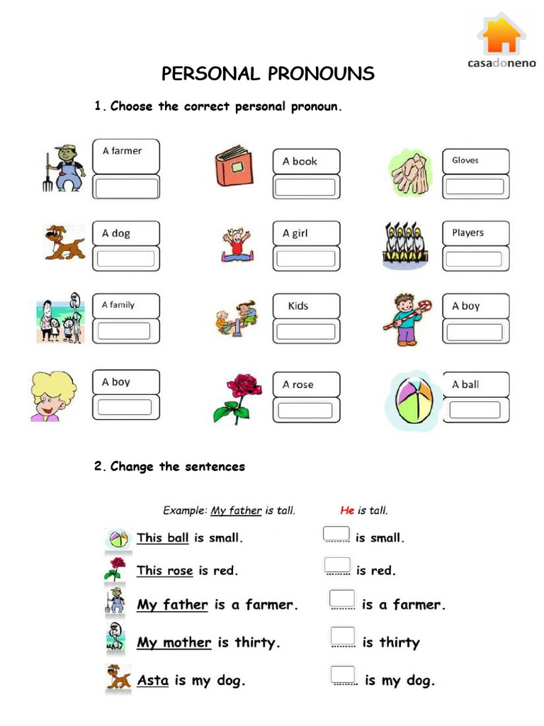 Personal Pronouns: Usage Guide | PDF