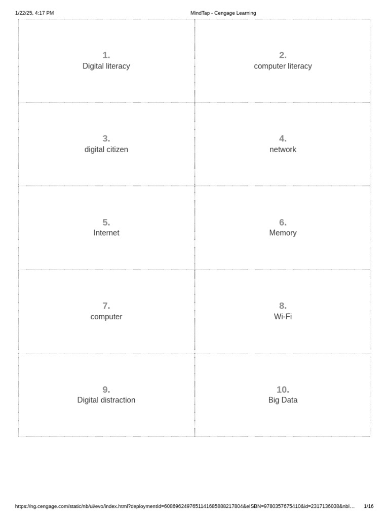MindTap - Cengage Learning | PDF | Smartphone | Microprocessor