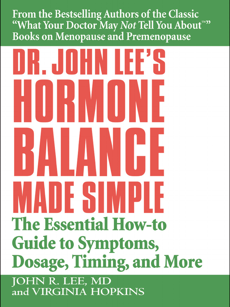 Hormone Balance Made Simple | PDF | Hormone Replacement Therapy ...