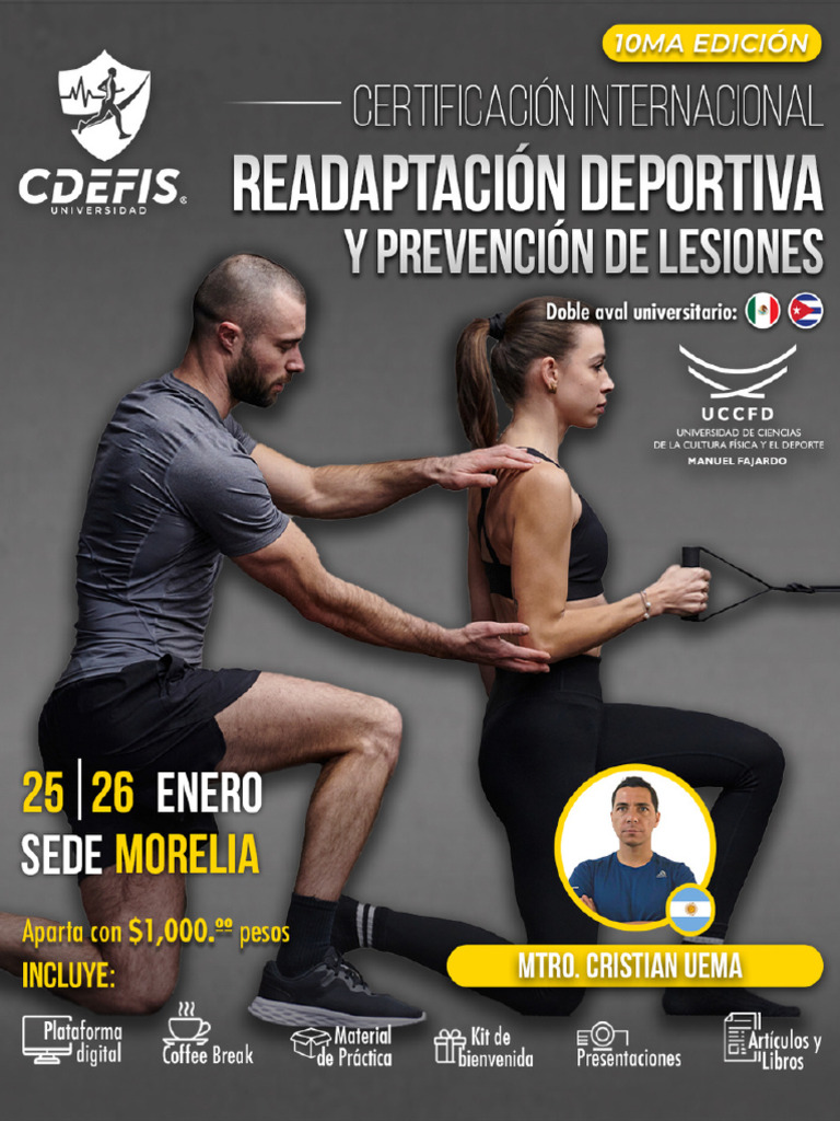 Certificación en Readaptación Deportiva | PDF