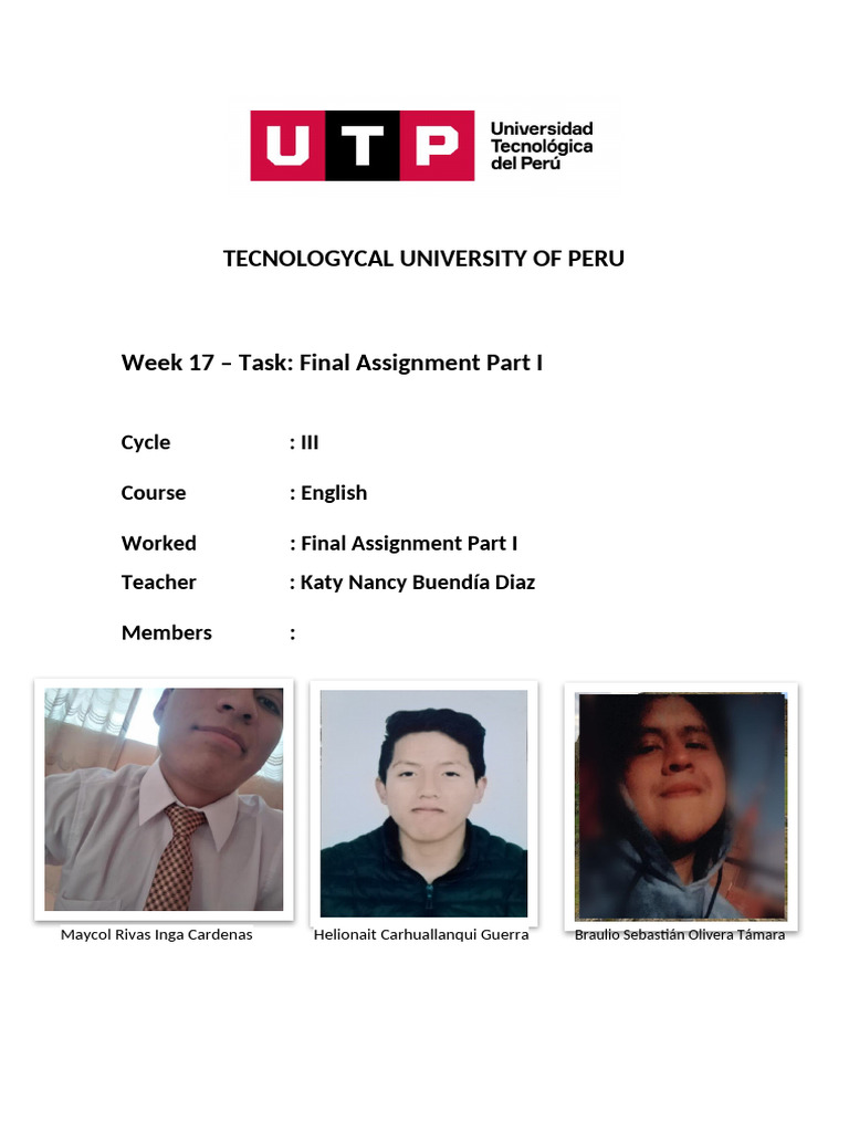 Week 17 - Inga Cardenas - Carhuallanqui Guerra - Olivera Támara | PDF