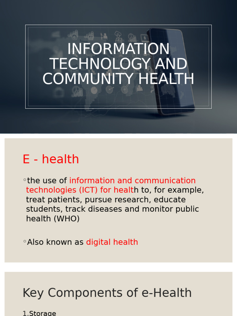 Ehealth in CHN - 482327793 | PDF | Electronic Health Record | Health Care