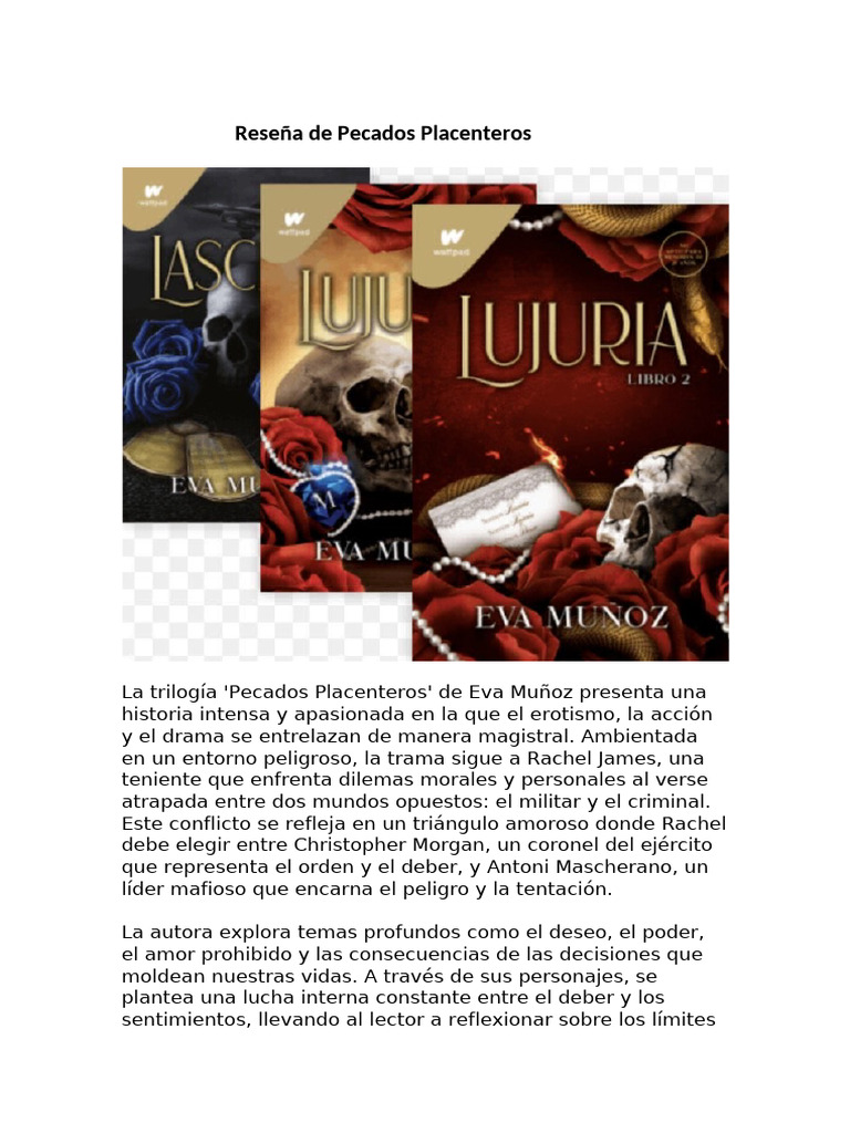Reseña de Pecados Placenteros | PDF