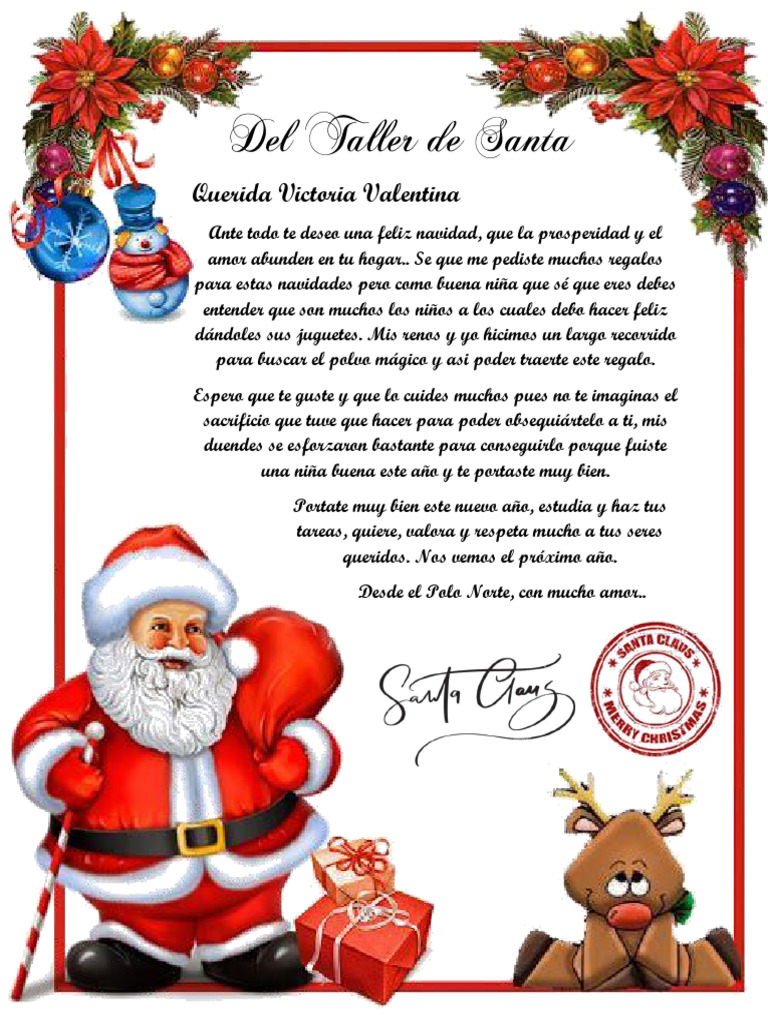 Carta de Santa | PDF