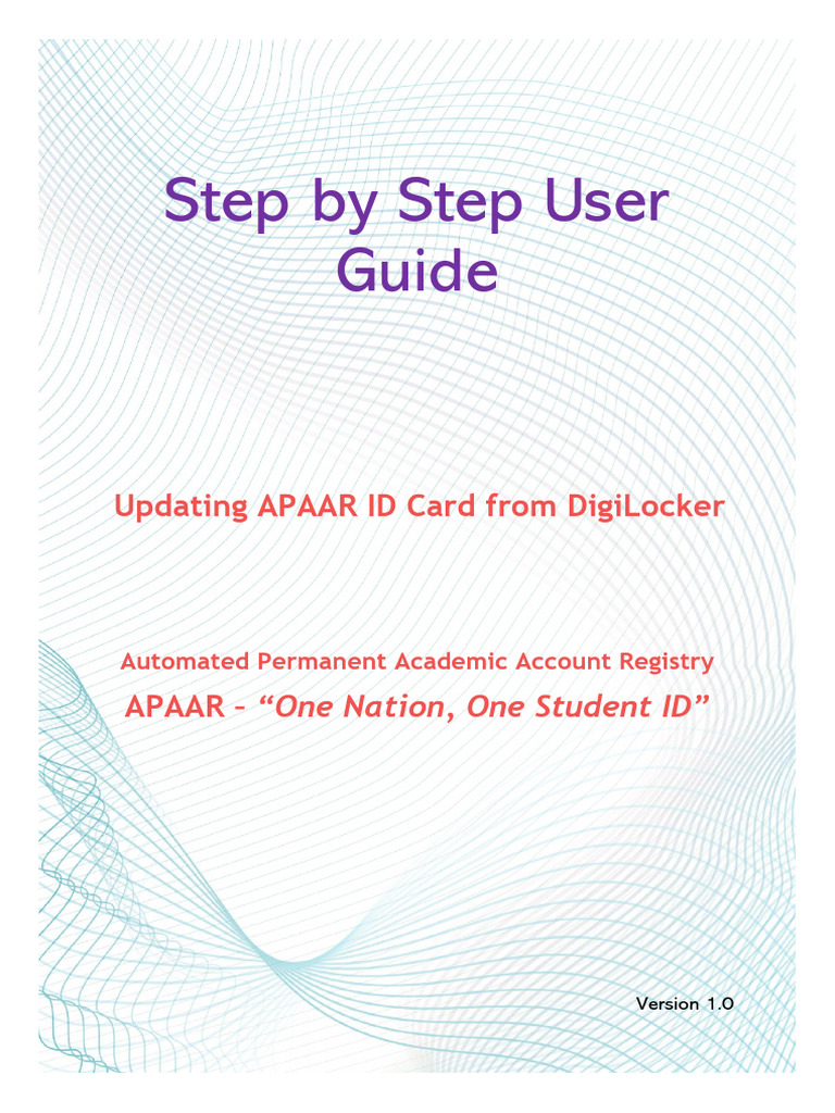 APAAR ID Update via DigiLocker | PDF | Personal Identification Number | User (Computing)