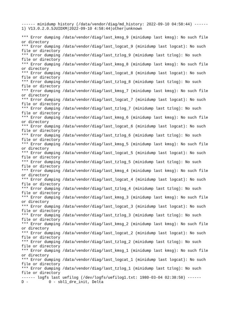 Dumpstate Board | PDF | Booting | Computing