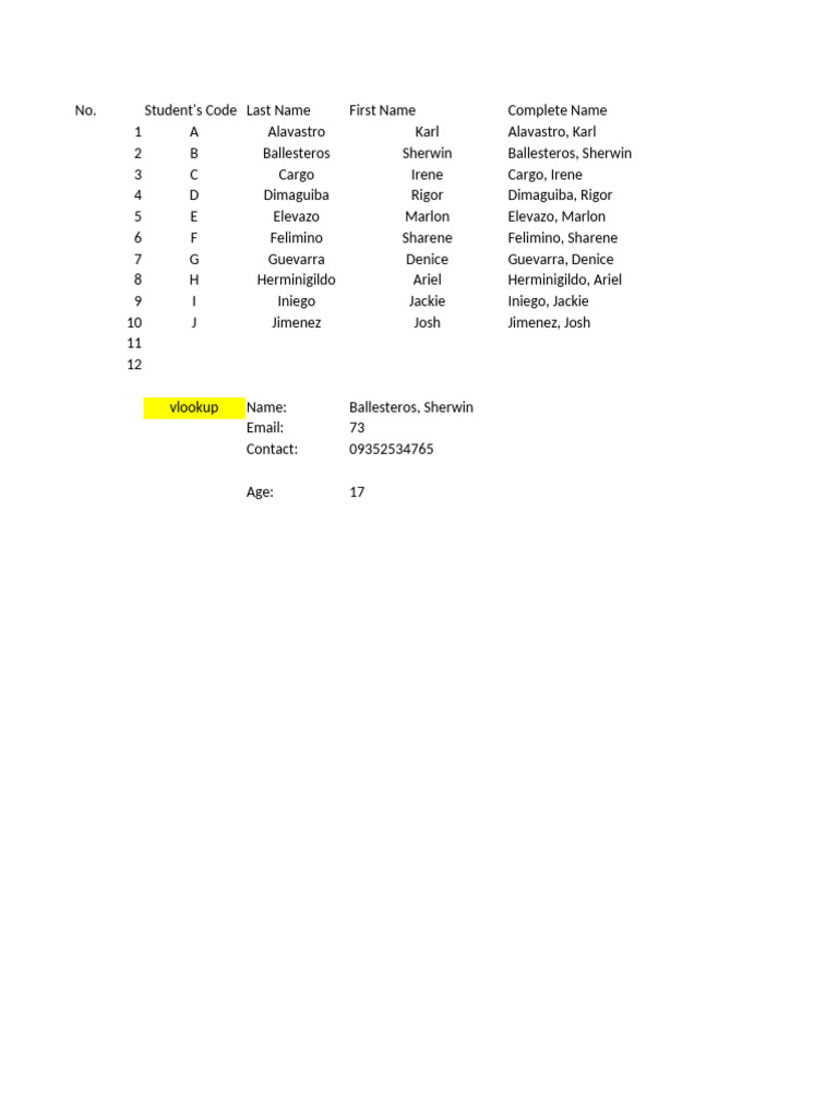 FORMULAS and FUNCTIONS | PDF | Mathematics | Arithmetic
