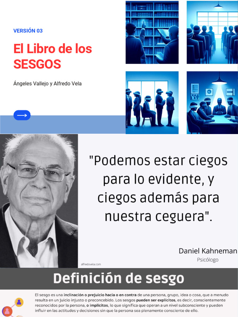 Libro de Los Sesgos, El - Ángeles Vallejo & Alfredo Vela | PDF | Parcialidad | Inteligencia (IA ...