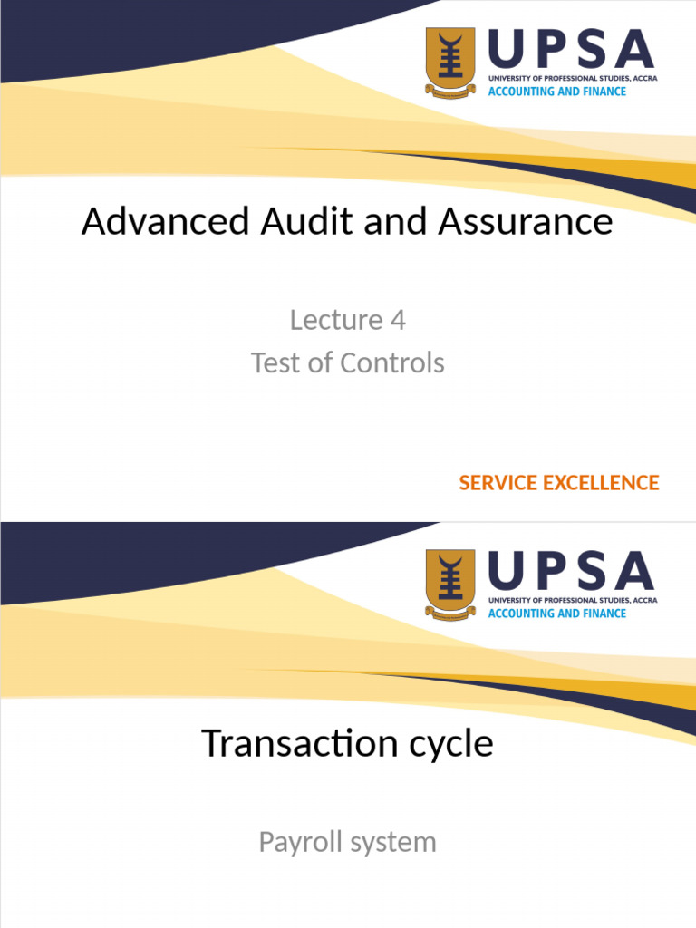 Week 4 - Test of Controls 2 | PDF | Payroll | Salary