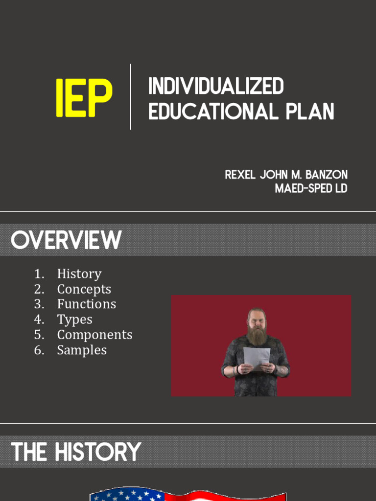 History-of-IEP | PDF | Individualized Education Program | Learning
