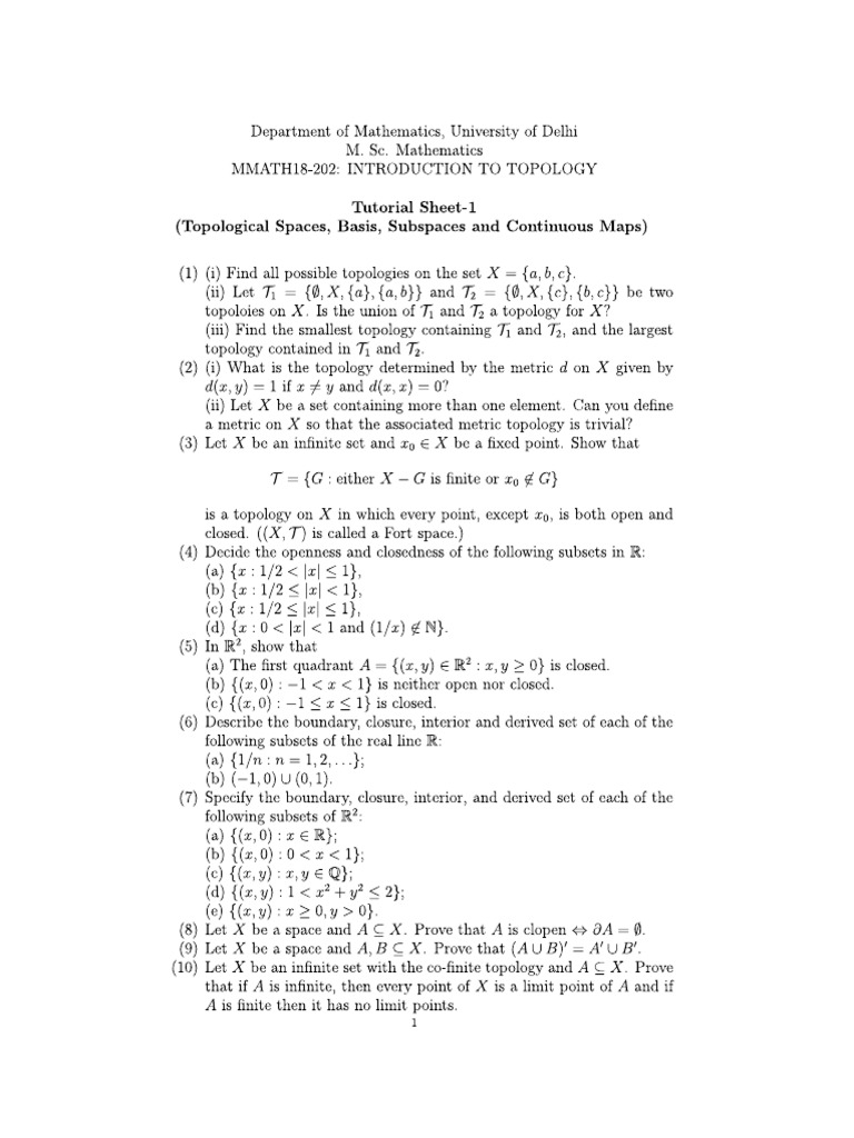Tutorial-1 (2024) | PDF