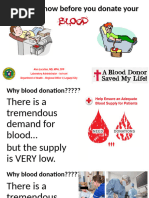 Blood Donor Questionnaire | PDF