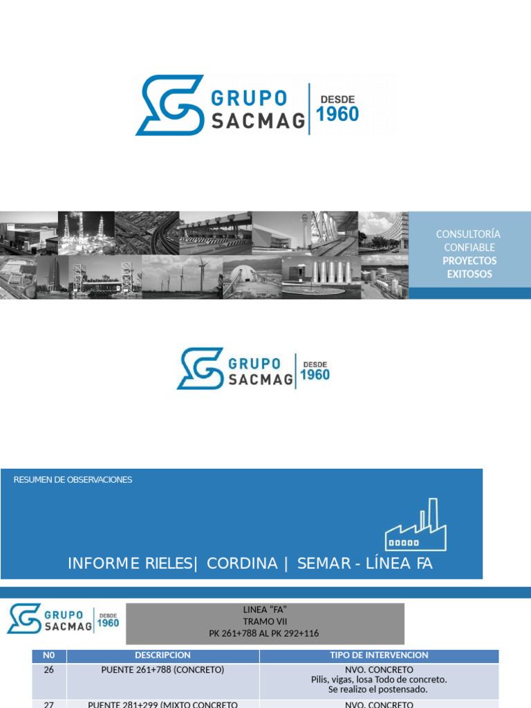 Rieles Puente Madera Actualizado 31012025. | PDF