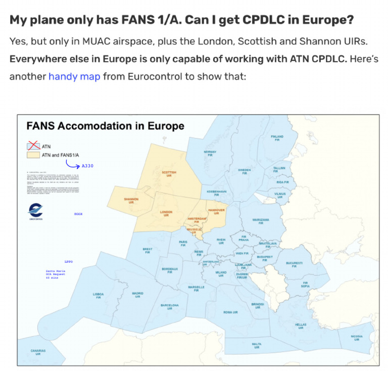 FANS 1A Europe | PDF