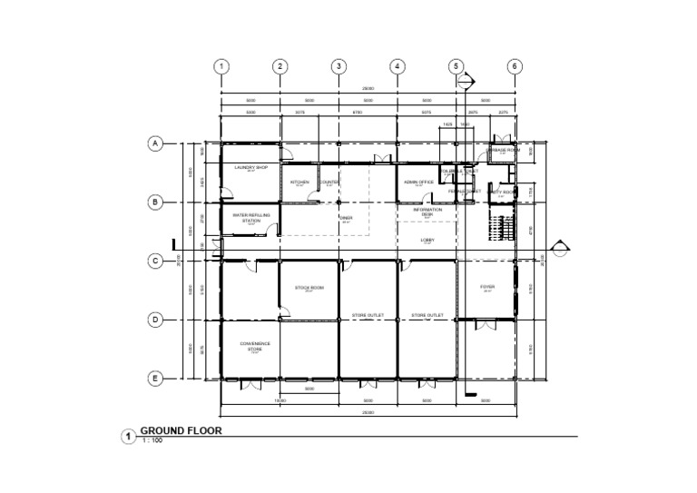 GFP - A Proposed 4-Storey Dormitory | PDF | Home | Room