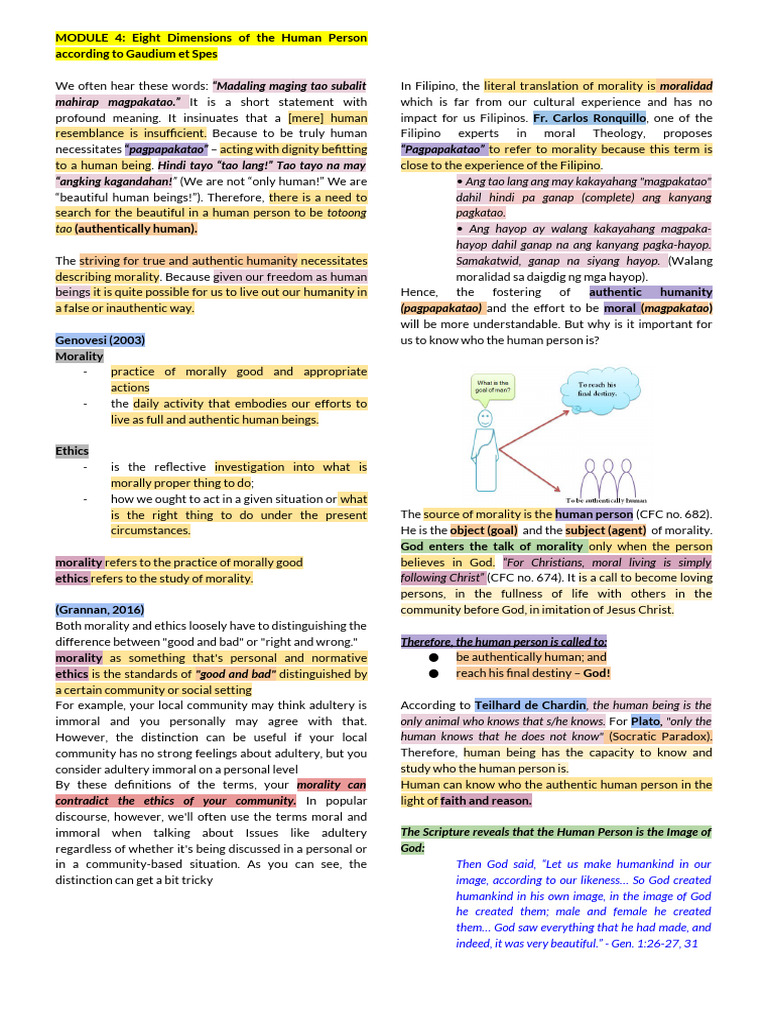 Theology Midterms Pdf Conscience Faith