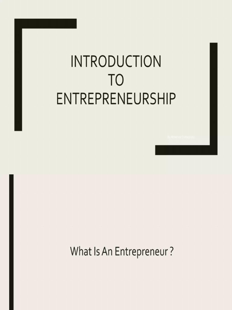 Entrep Lesson 1.2 | PDF