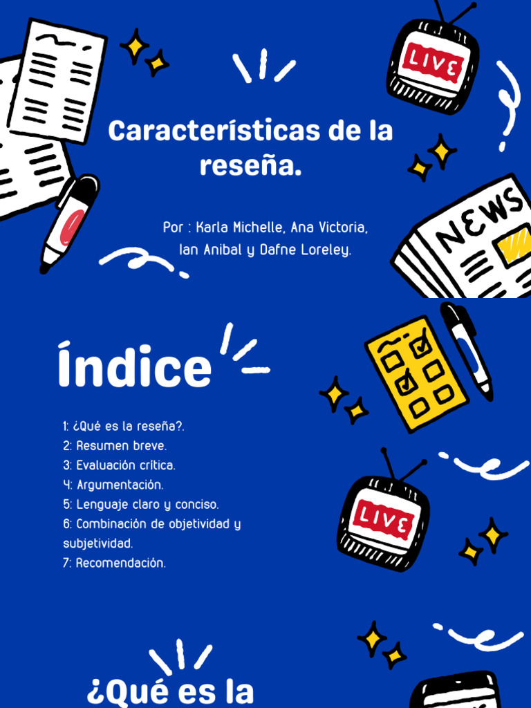 Características de una reseña literaria | PDF