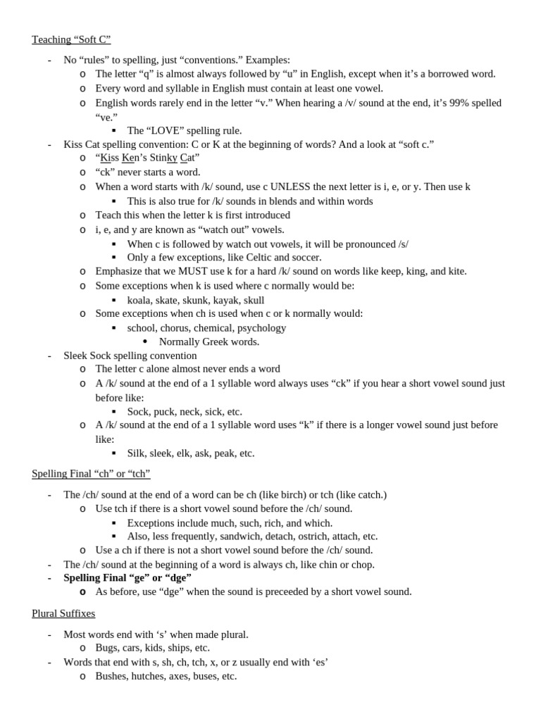Unit 3 Notes | PDF | Word | Vowel
