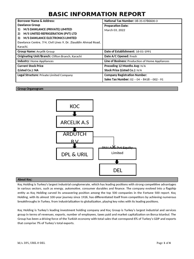 Basic Information Report | PDF | Home Appliance | Refrigerator
