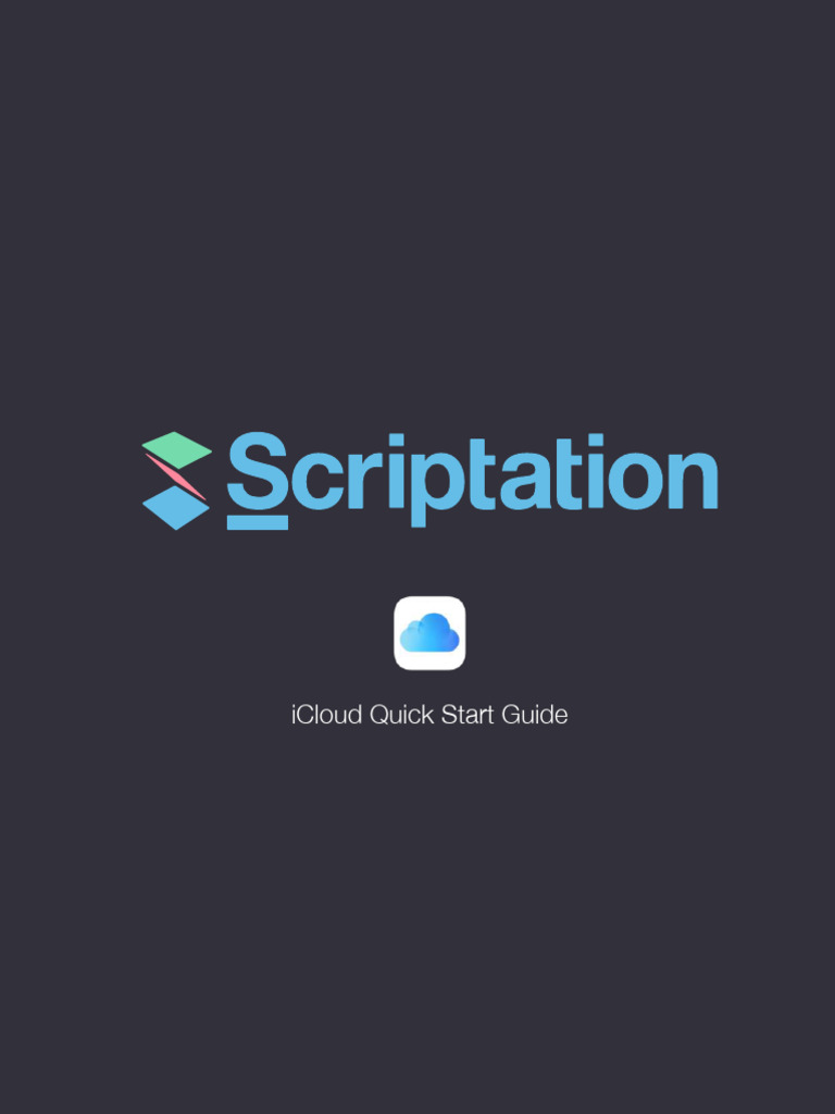 Quick Start Guide - ICloud | PDF