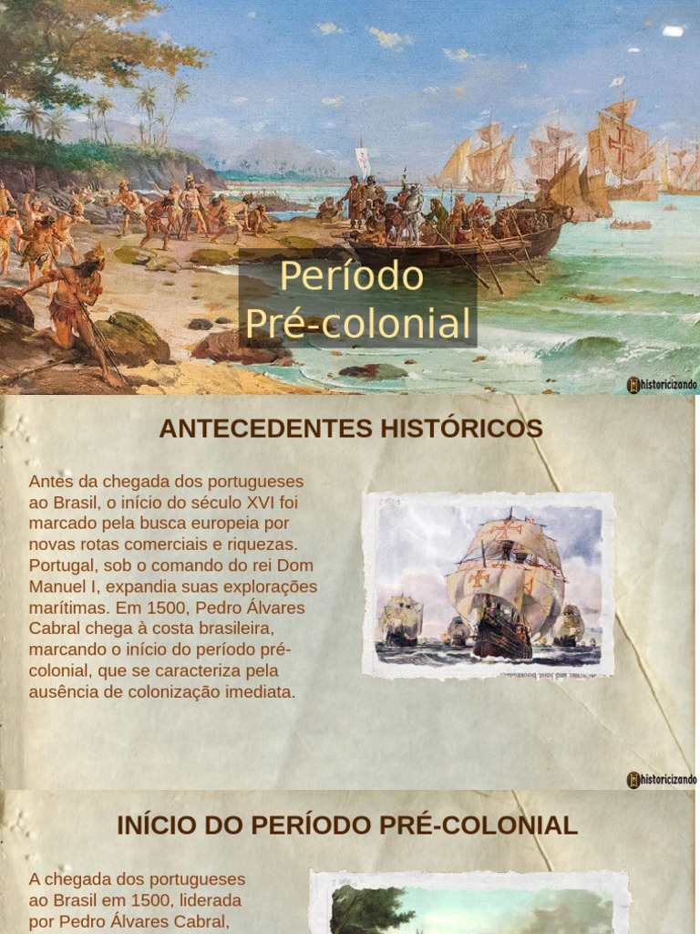 Período Pré-Colonial do Brasil: 1500-1530 | PDF