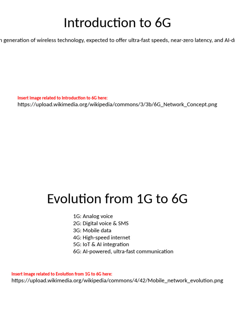 6G Presentation Final | PDF | Computing | Wireless
