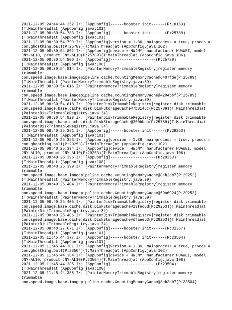 Logs | PDF | Java (Programming Language) | Computer Engineering