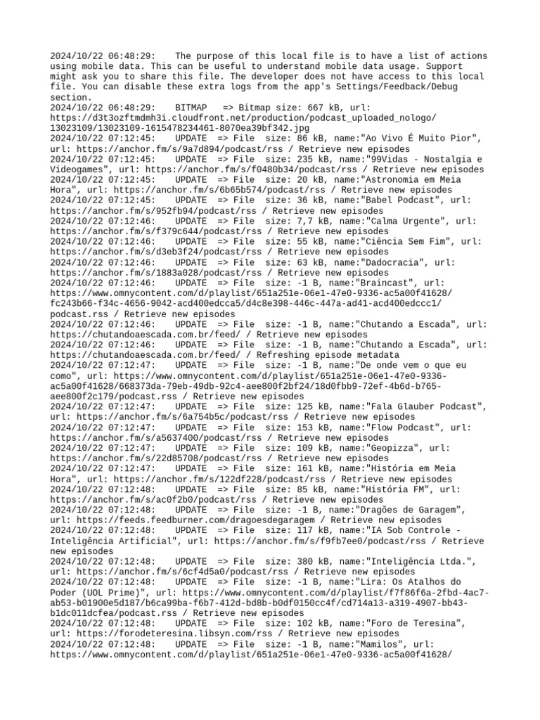 Mobile Data Tracking Log | PDF | Podcast | Resource Description Framework