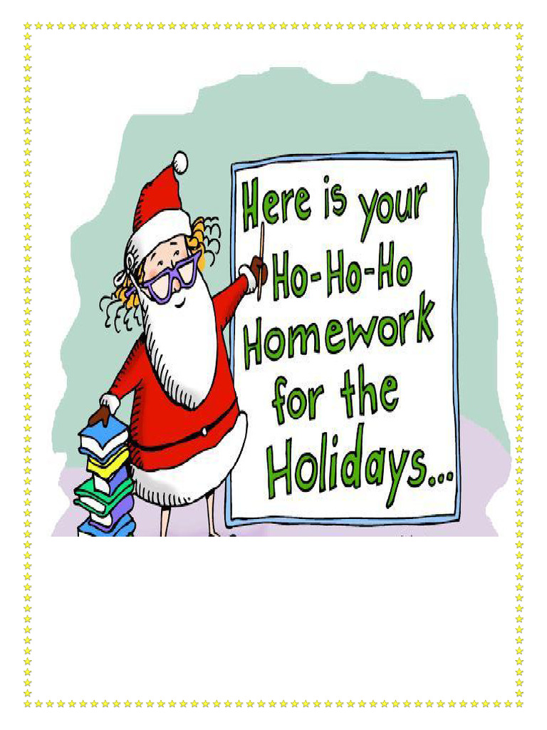 Class IV Winter Holiday Homework 2024-25 | PDF