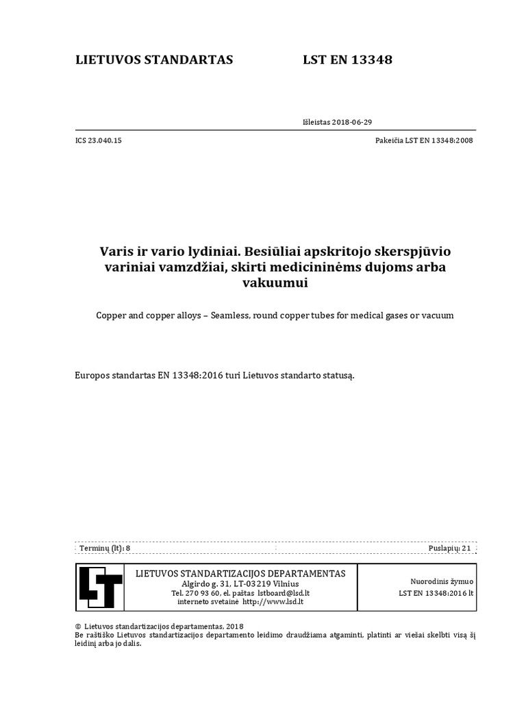 LST en 13348:2016 | PDF