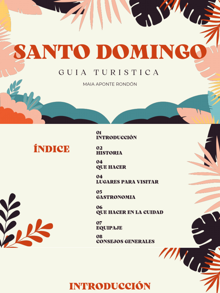 Guia Turistica | PDF | República Dominicana | Cocina
