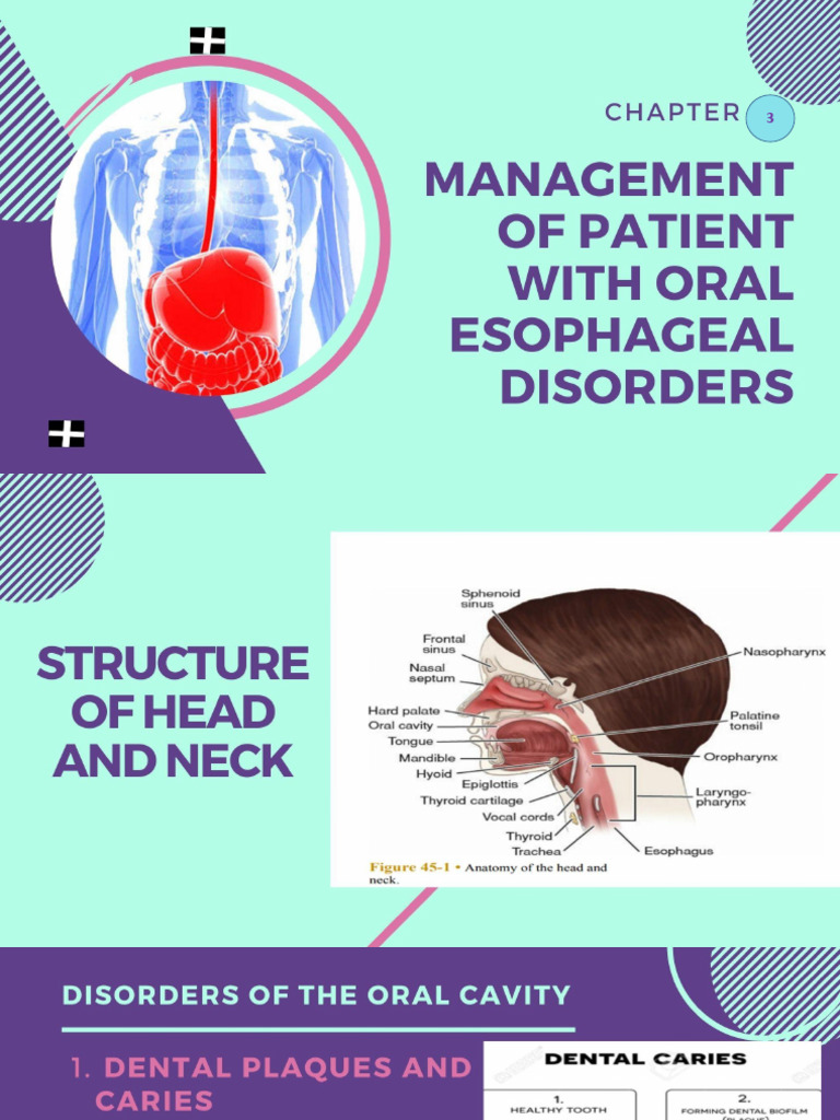 Chapter 3 Management of Patient With Oral Esophageal Disorders | PDF | Esophageal Cancer | Esophagus