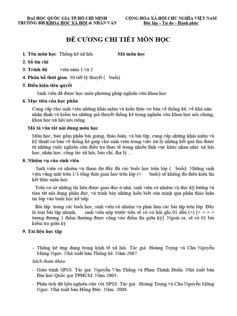 De Cuong Chi Tiet TKXH | PDF