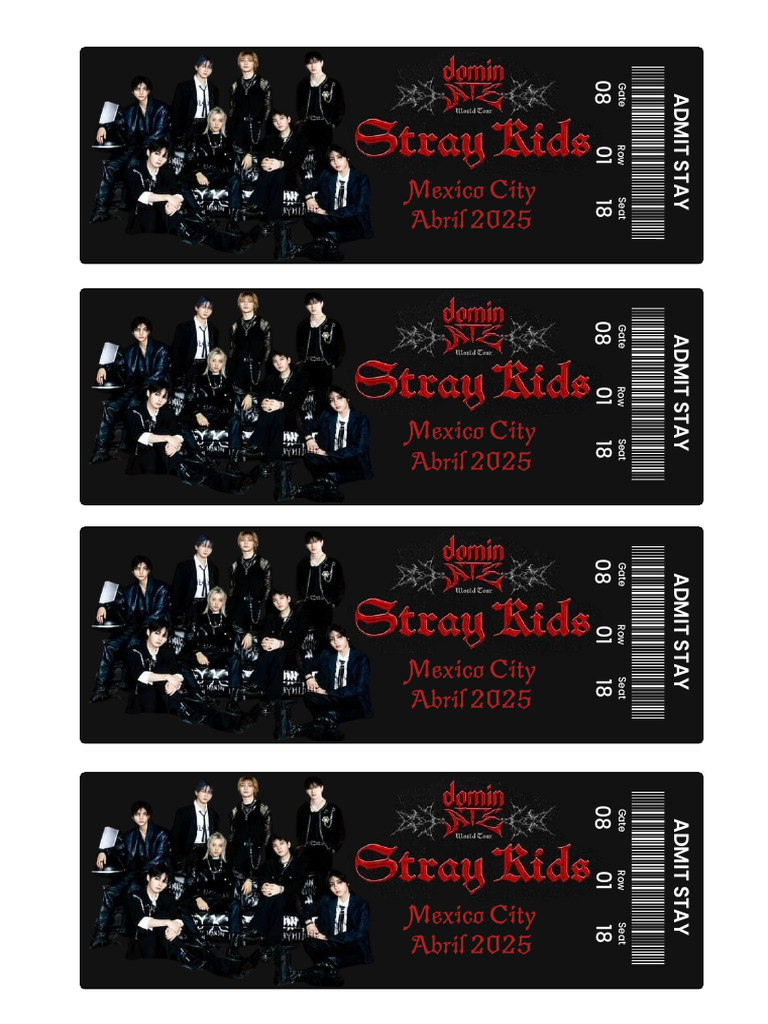 skz tickets es este ahora si | PDF