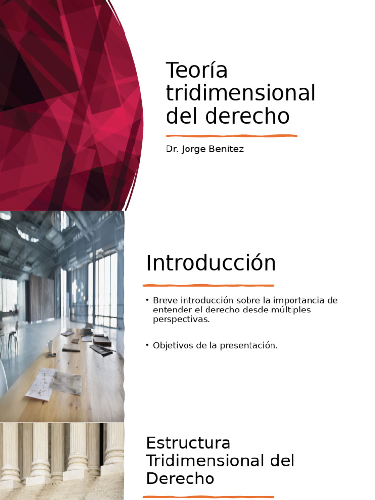 Teoría Tridimensional del Derecho | PDF