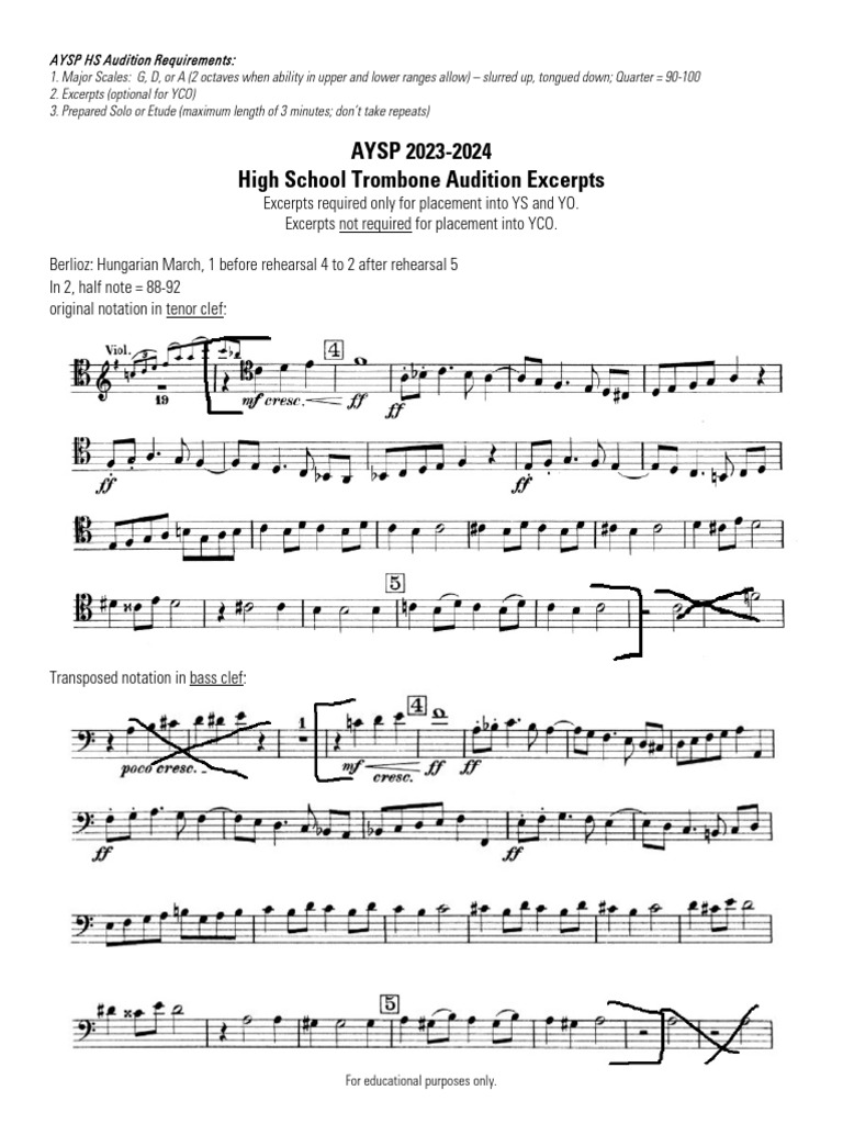 11 HS Trombone 2023 | PDF