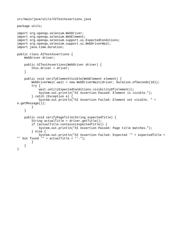 Ai Powered Test Assertions Pdf 3118