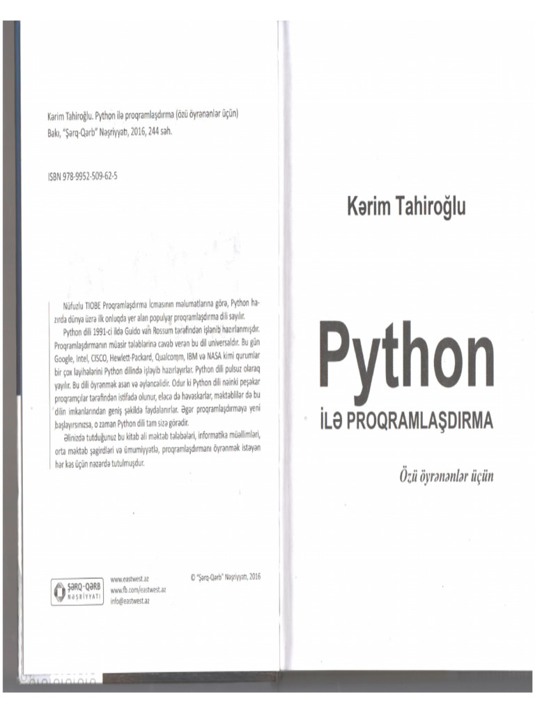 Python K Tahiroğlu | PDF