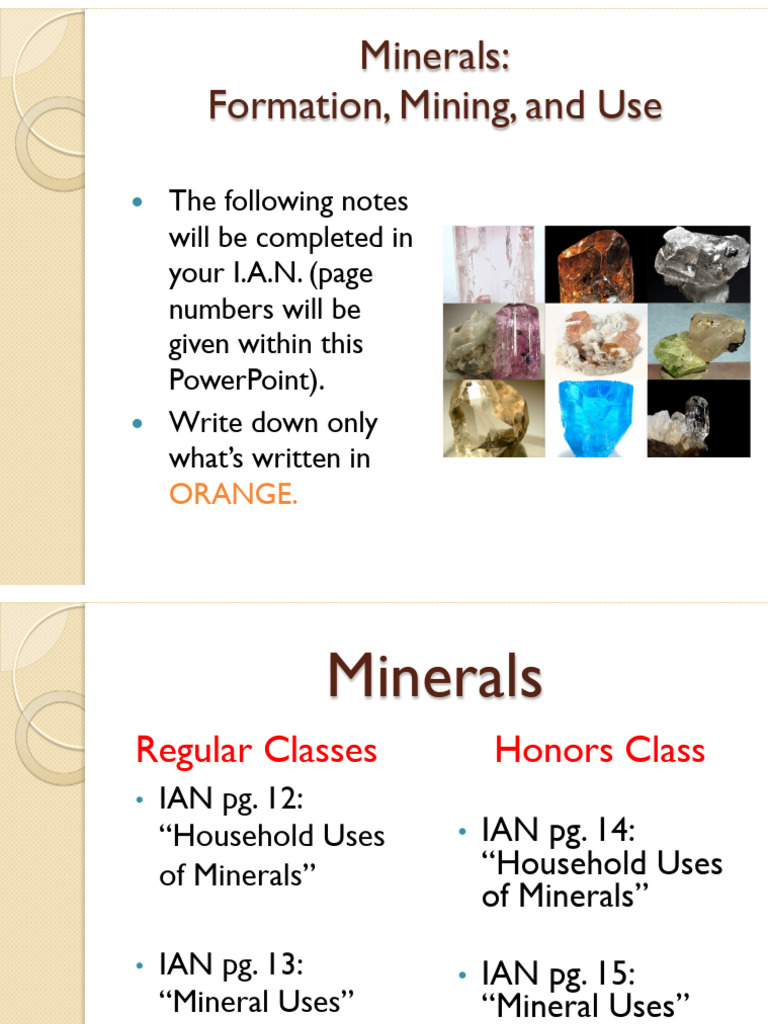 mining core | PDF | Minerals | Mining
