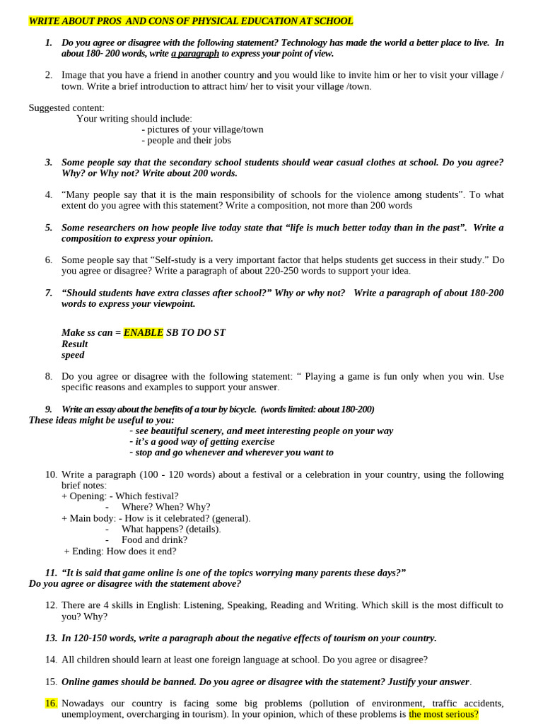 Writing | PDF | Natural Environment | Environment