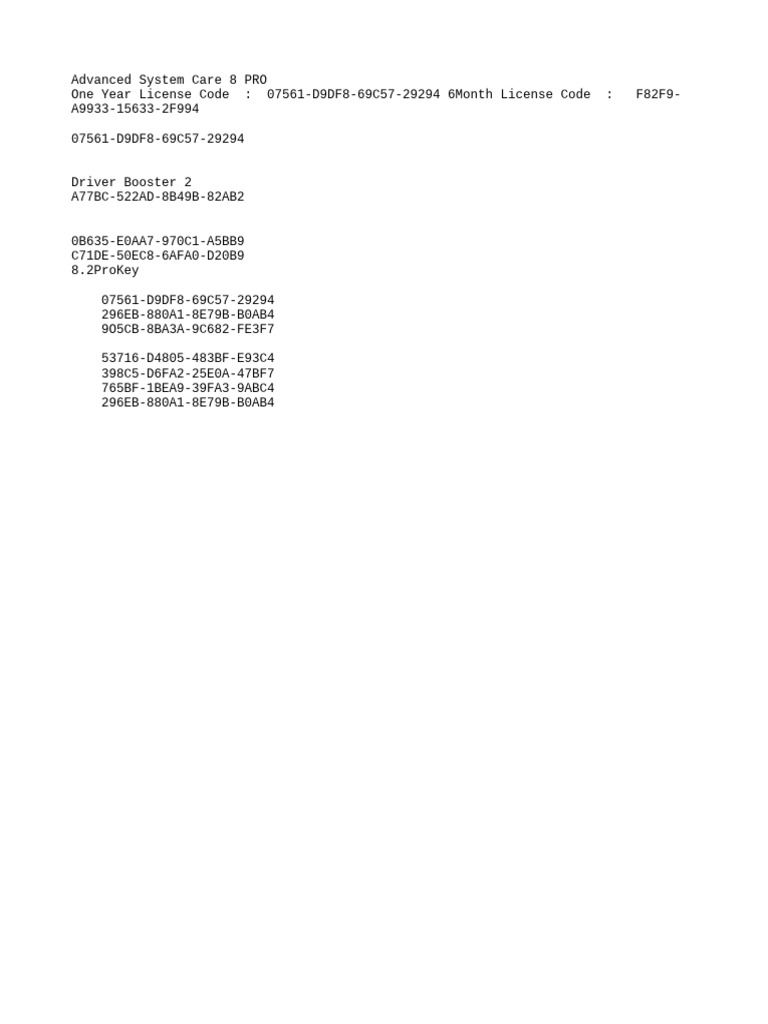 Advanced System Care 8 PRO | PDF