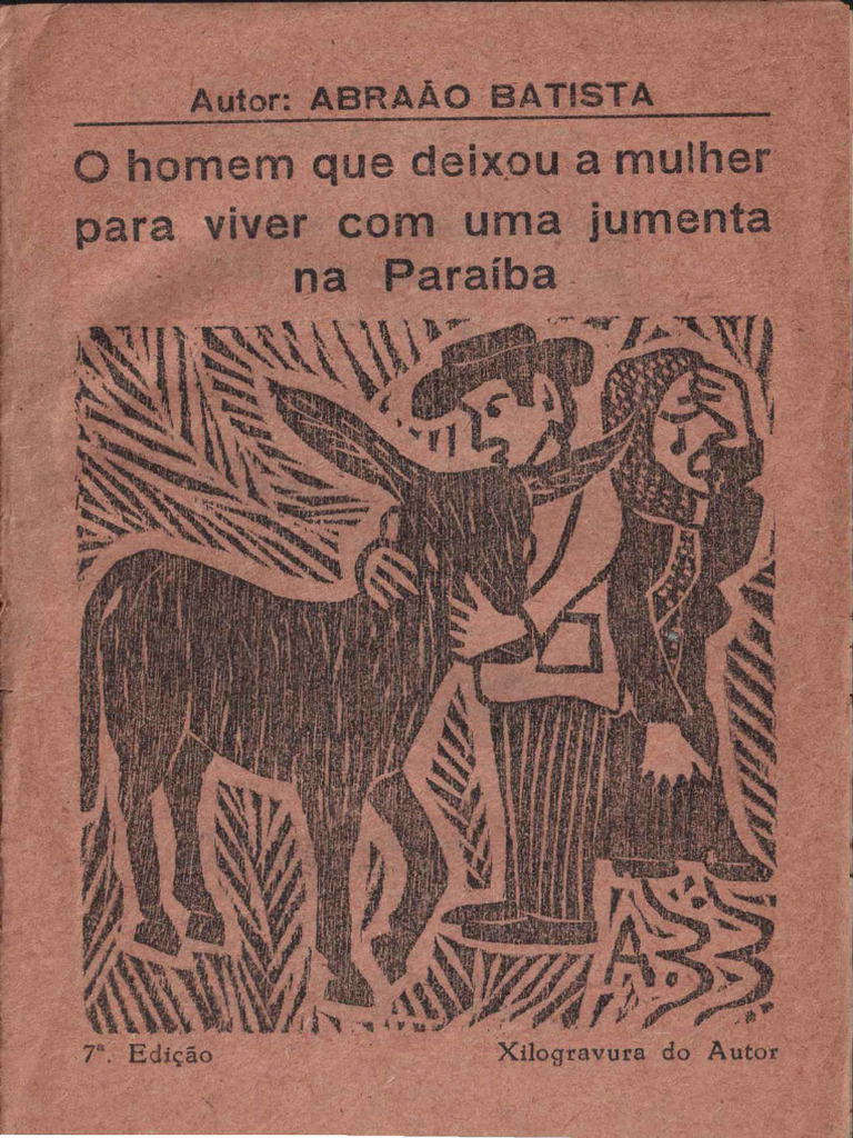 o homem que deixou a mulher para viver com uma jumenta da paraíba | PDF