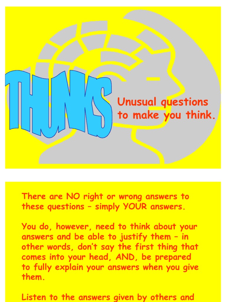 Thunks Lesson Starters | PDF