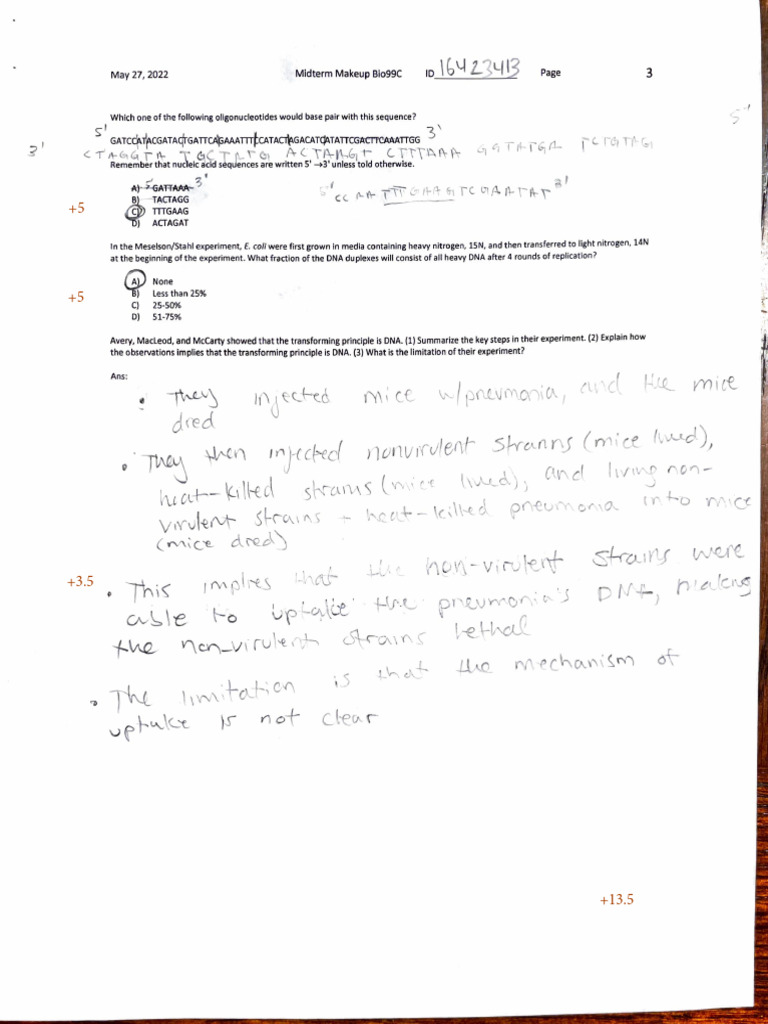 Bio Practice Test | PDF