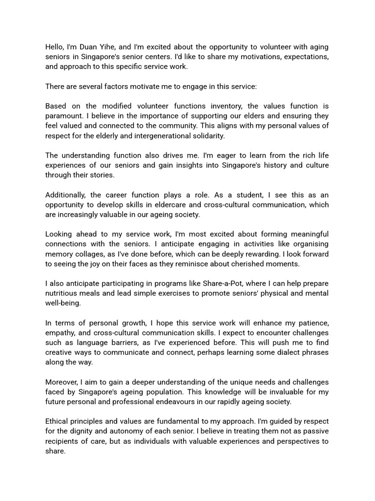 GEN2602X Personal Statement | PDF | Behavioural Sciences | Cognition